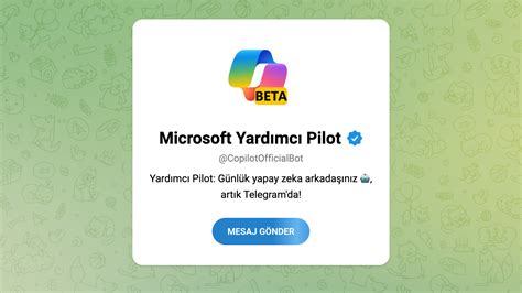 Microsoftun Yapay Zeka Sohbet Botu Copilot Telegrama Geldi Swipeline