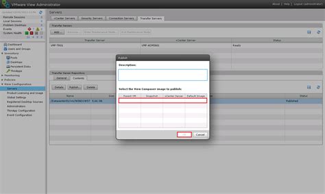VMware View Objective Configure View Transfer Servers VMFocus