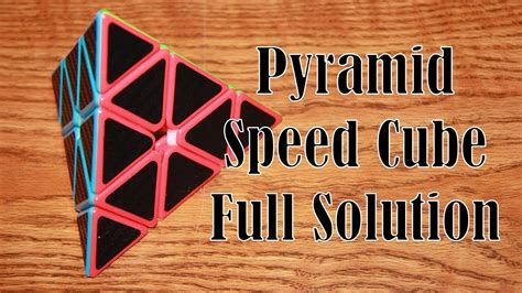 Pyramid Cube Puzzle Easiest Solution For Beginners Pyraminx YouTube