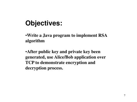 PPT Java Program To Implement RSA Algorithm Yu Li Chen PowerPoint Presentation ID