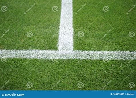 Sideline Football Field Stock Image Image Of Mark Training 104953595
