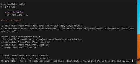 Deployment Error Nextjs Code With Mosh Forum