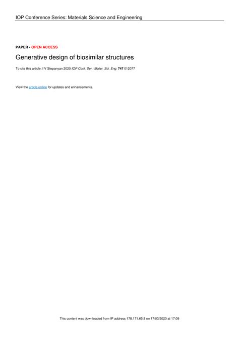 Pdf Generative Design Of Biosimilar Structures