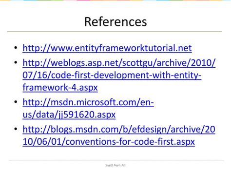 Entity Framework Code First Pptx