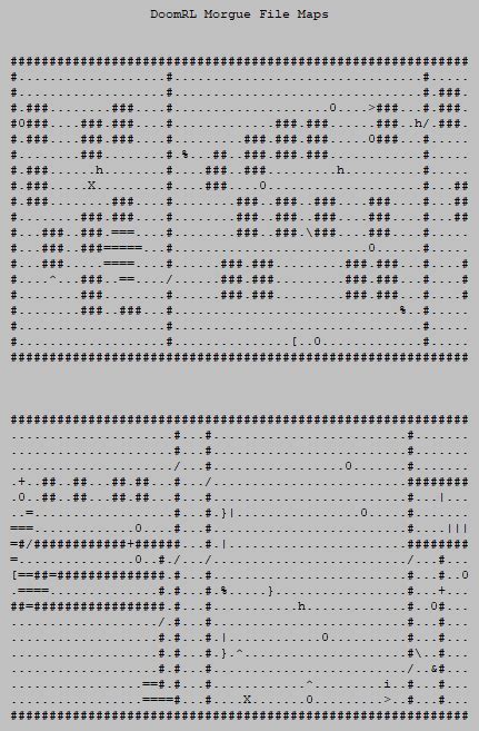 The Ultimate Roguelike Morgue File Part 2 Ascii Maps