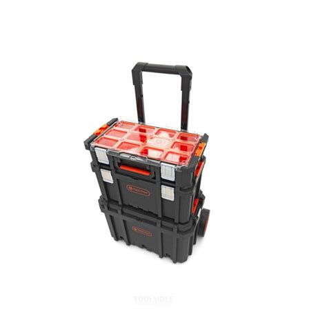 Tactix 3 Piece Modular Mobile Trolley Tool Case Set Toolsidee Co Uk