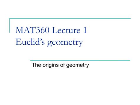 Mat Lecture Ppt