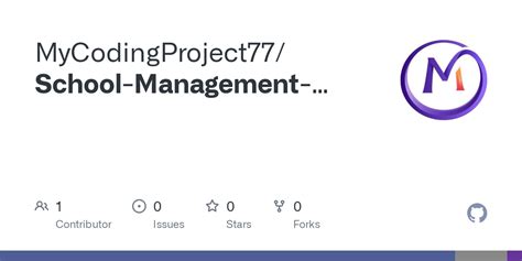 Github Mycodingproject77school Management System Php Source Code