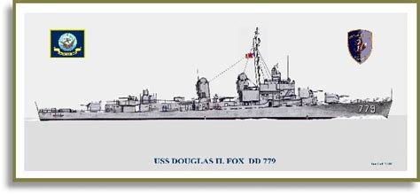 Uss Douglas H Fox Dd 779 1946 Print