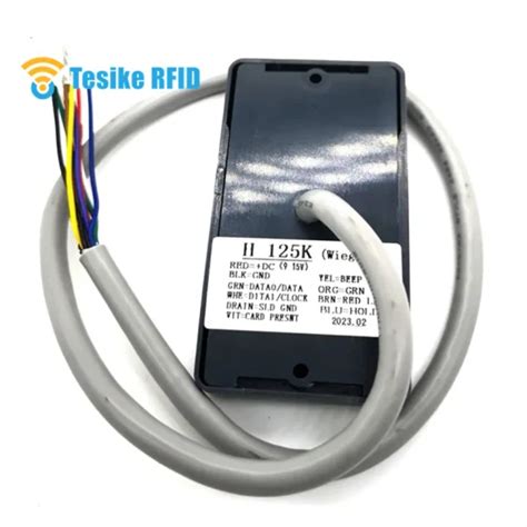 Rs485 Interface 125khz Rfid Card Reader Support Em4100 Compatible Chip Access Control Reader