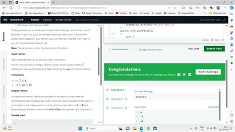 Kunal Anand On Linkedin 30daysofcode Javaprogramming Codemilestone