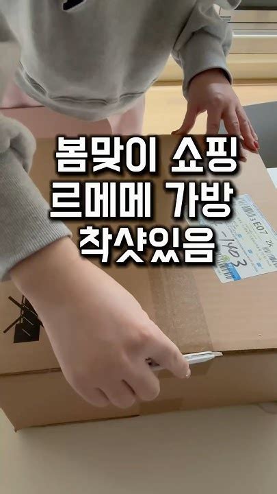 봄맞이쇼핑 르메메가방 디자이너가방 Ootd 데일리룩 쇼핑 내돈내산 디자이너가방 르메메 룩북 출근룩 Youtube