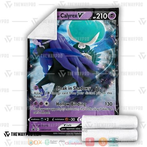 Pokemon Shadow Rider Calyrex V Soft Blanket Limited Edition Page