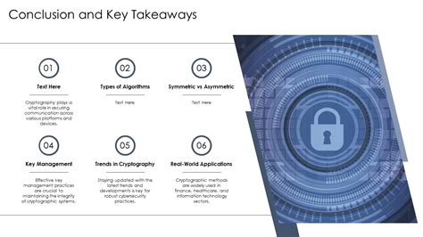 Conclusion And Key Takeaways Cryptosystems Ppt Example St Ai Ss Ppt Sample