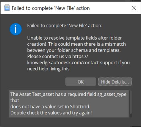 Not Able To Create New Files Flow Production Tracking Community