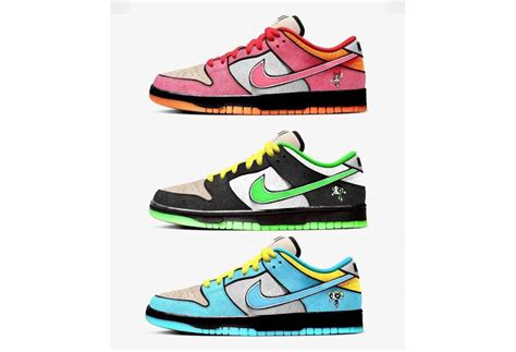 The Powerpuff Girls X Nike Sb Dunk Low Snkrdunk Magazine