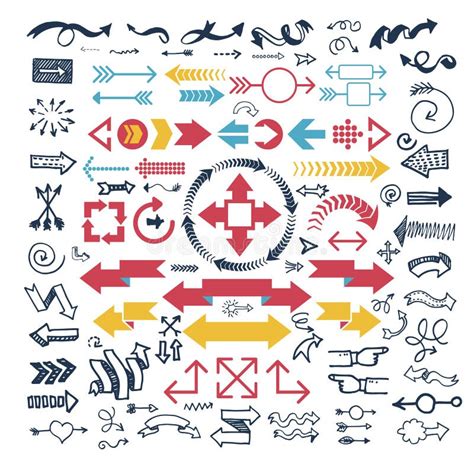 Vector Arrow Icons Stock Vector Illustration Of Left
