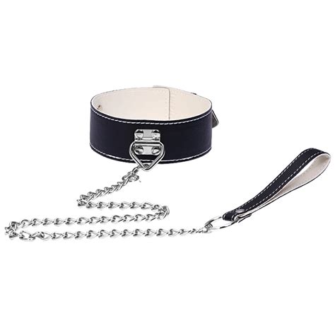 Sex Adult Collars Bondage Collar With Chain Leash Neck Cuffs Restraints Sex Products For Couples