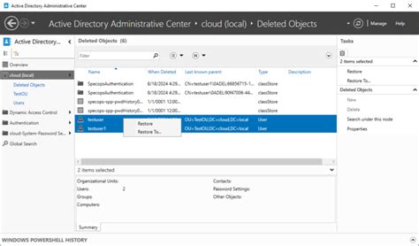 How To Recover A Deleted Active Directory Object Specops Software