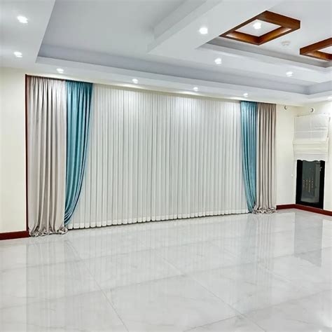 کمدا قیمت و خرید پرده پانچ حریر گارنت رنگ سبزآبیقرمزبنفشصورتینا