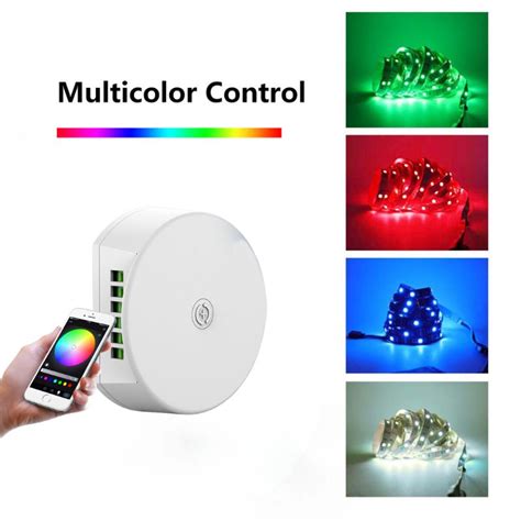 Led Strip Controller 12 48v Wifi Led Rgbw Strip Lights Controller App Control Led Controller