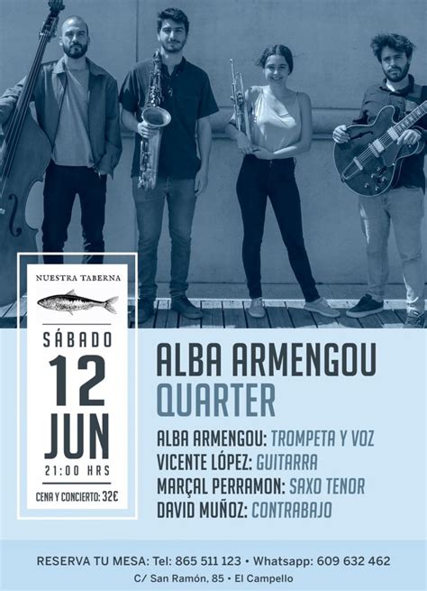 Serie De Conciertos De Alba Armengou Quartet En Alicante Jazz Swing Y