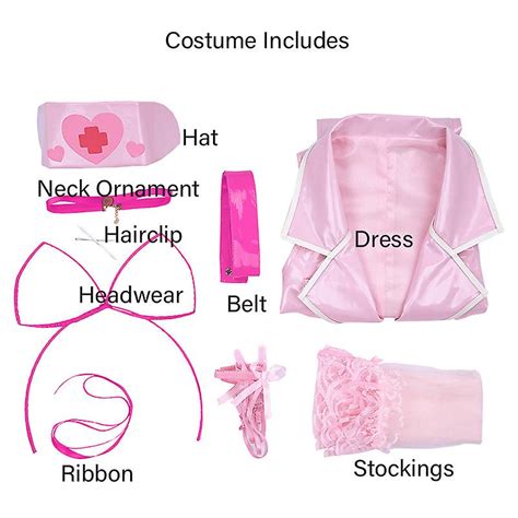 Anime Date A Live Yatogami Tohka Cosplay Costume Women Girls Pink Dress Nurse Hat Outfits