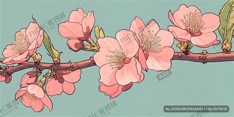 Ai创作图招桃花插画 手绘桃花插画 桃花树枝插画 手绘桃花插图 桃花运插画 桃花插画 春天手绘桃花 鼠绘花枝 板绘梅花插画 手绘桃花背景 手绘花卉手绘桃花 手绘桃花装饰画 手绘插画桃花 手绘