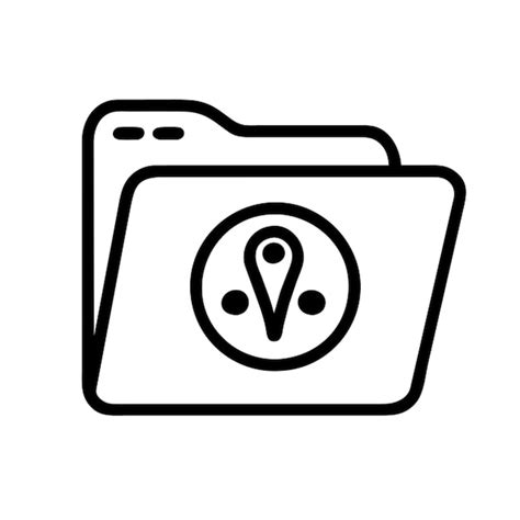 Premium Vector Directories Folders Icon Outline