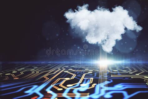 Cloud Computing Backdrop Stock Illustration Illustration Of Mobility