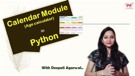 26 Calendar Module In Python How To Calculate Age In Python Quiz