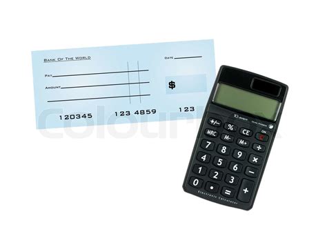 Ein Beispiel für eine leere Scheck | Stock Bild | Colourbox