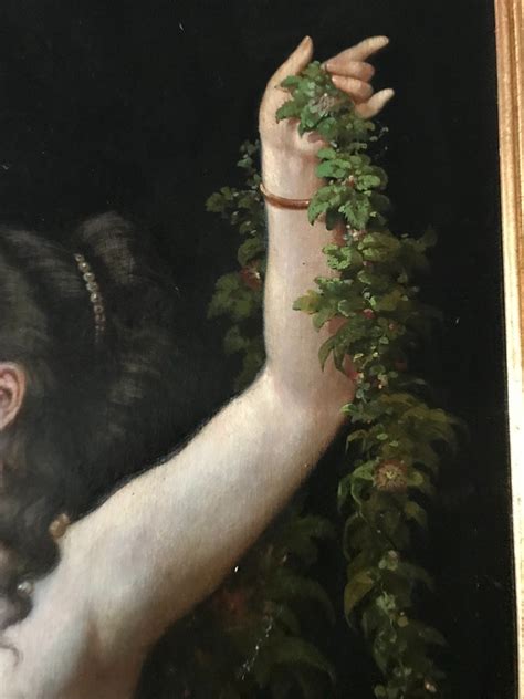 Proantic Two Oils On Canvas Nude With Sheaves Of Flowers Napoleon I