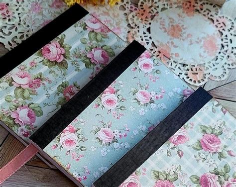 Floral Mini Composition Notebook Embellished Composition Book To Do