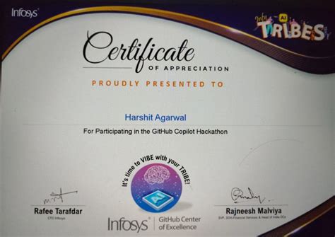 Githubcopilot Llm Aiindevelopment Hackathonexperience Infosys Aifordevelopers Innovation