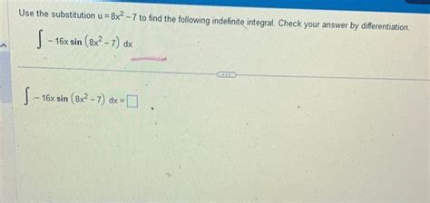 solved use the substitution u x2 12 to find the following