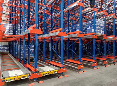 Semi Automated Shuttle Racking System Prestar Storage System