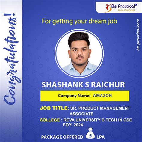 Congratulations Gotjob Productmanagementassociate Placement Successfullyplaced