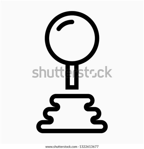 Outline Arcade Game Vector Icon Stock Vector Royalty Free 1322613677 Shutterstock