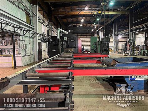 used 2021 lincoln electric pythonx cnc plasma cutting structural fabrication system for sale at m