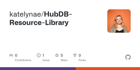 Github Katelynaehubdb Resource Library