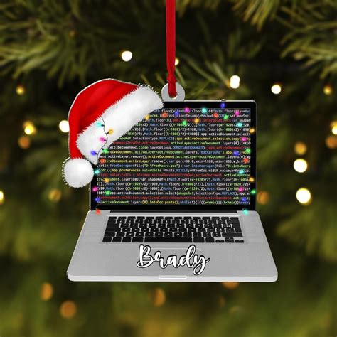 Computer Programmer Christmas 2d Ornament T For Computer Programmer