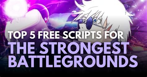 Top 5 Free Tsb The Strongest Battlegrounds Scripts Tnp Scripts