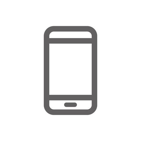 Smartphone Icon Perfect For Online Shopping Website Or User Interface Applications Vector Sign