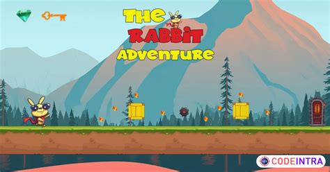 the rabbit adventure html5 game construct 3 codeintra
