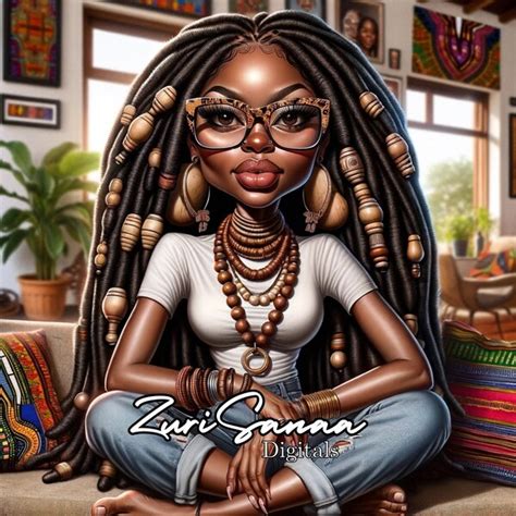 Girl Caricature Etsy