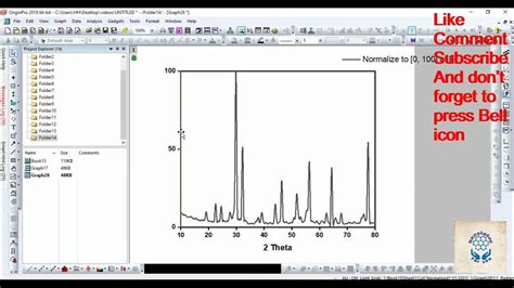 How To Normalize Graphs Using Origin How To Normalize Data In Origin Youtube