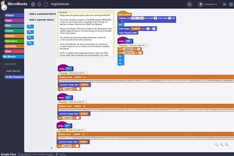 SNAP To MicroBlocks Image Code Transfer MicroBlocks Wiki