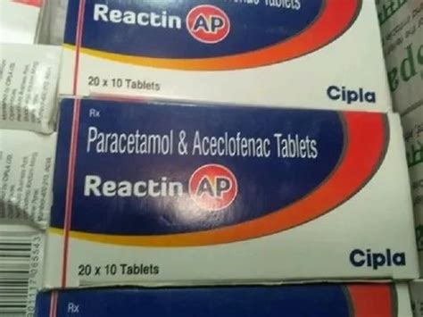 Reactin Ap Tab At Rs 204 Box Zerodol P Tablets In Ramgarh Id 23848906697
