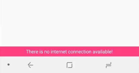 No Internet Connection Android